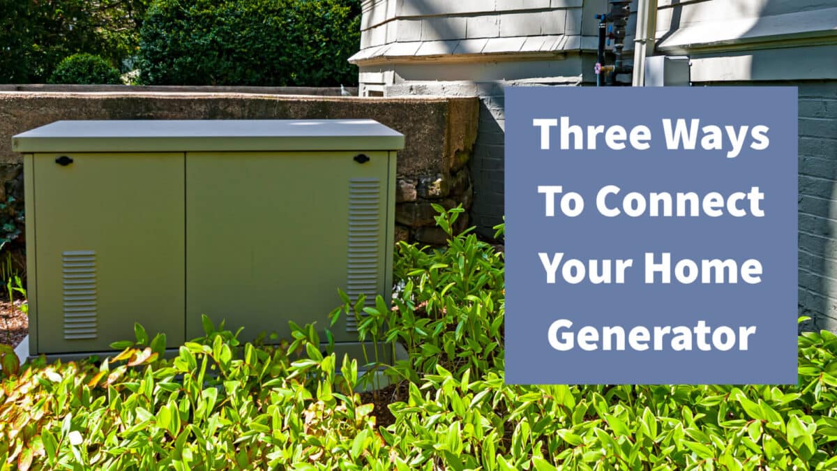 Standby Electricity, Safely Making the Connection - BD Electrical Services