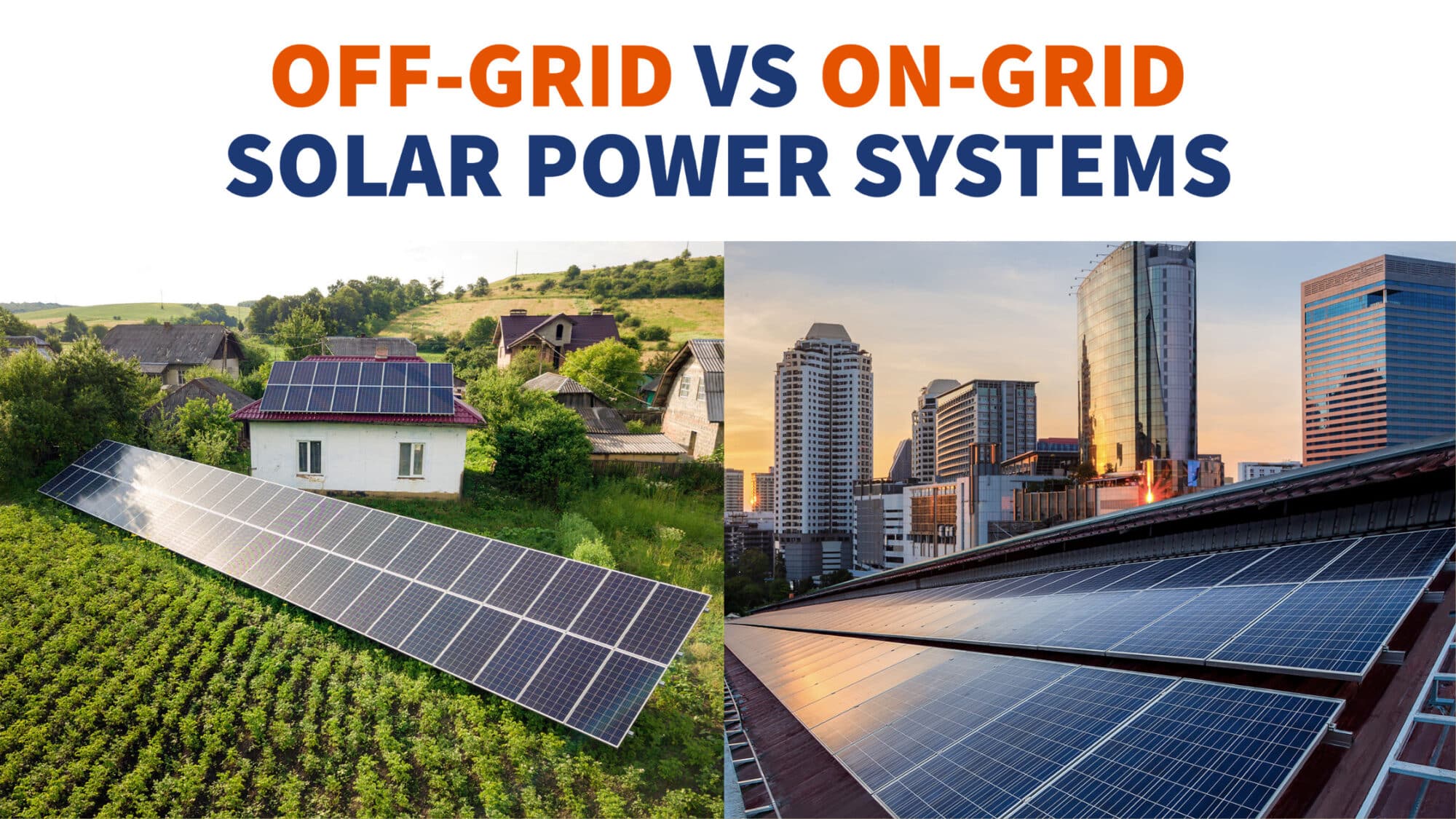 Off Grid Vs On Grid Solar Power Systems BD Electrical Services